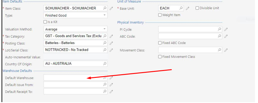 MYOB Advanced Sales Order Error - 'Warehouse' cannot be empty – Web ...